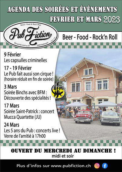 Pub Fiction – Pub Fiction est un bar à restauration simple maison, et ...